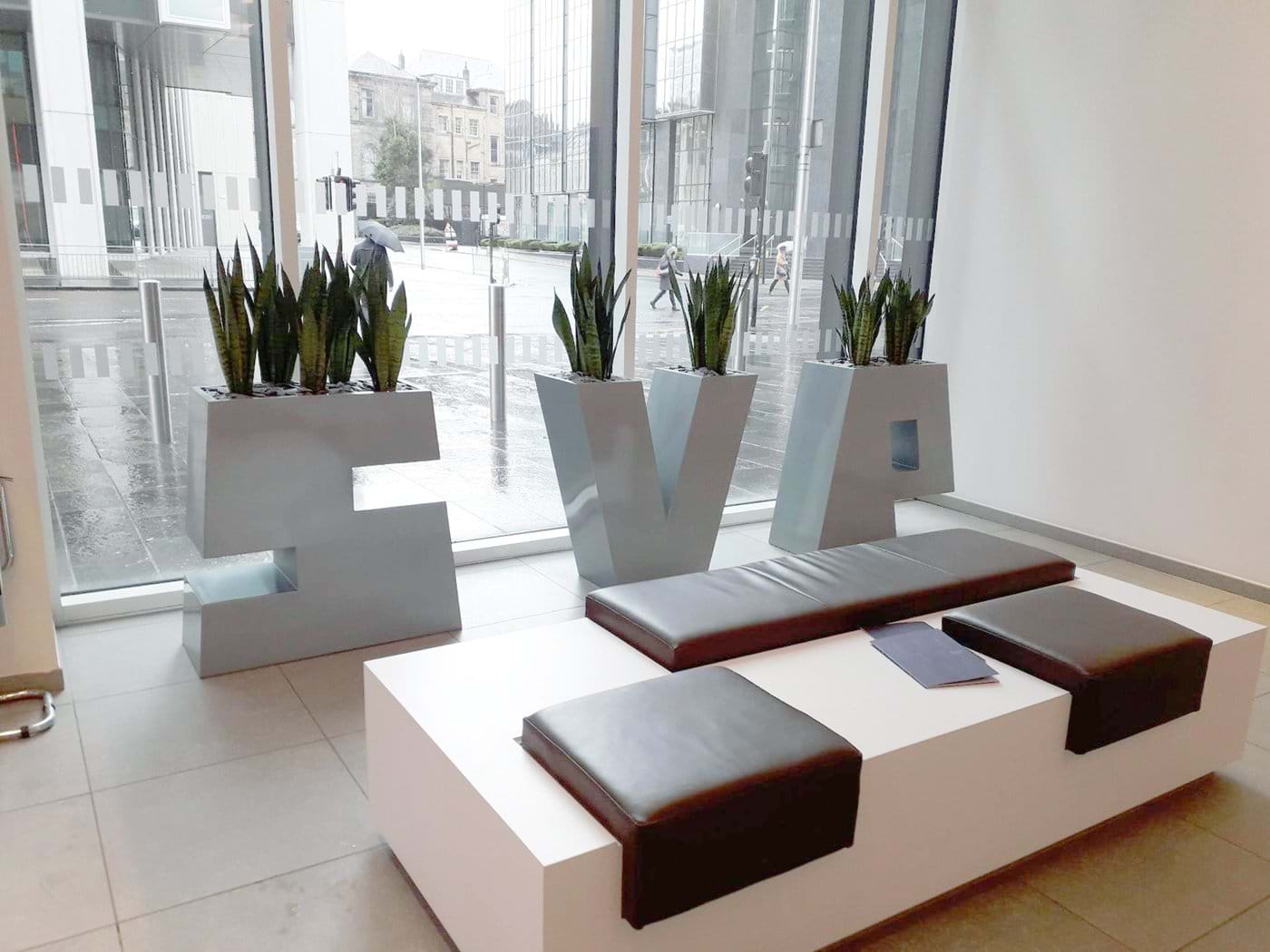 Alphabet and Digit Planters | Livingreen Design