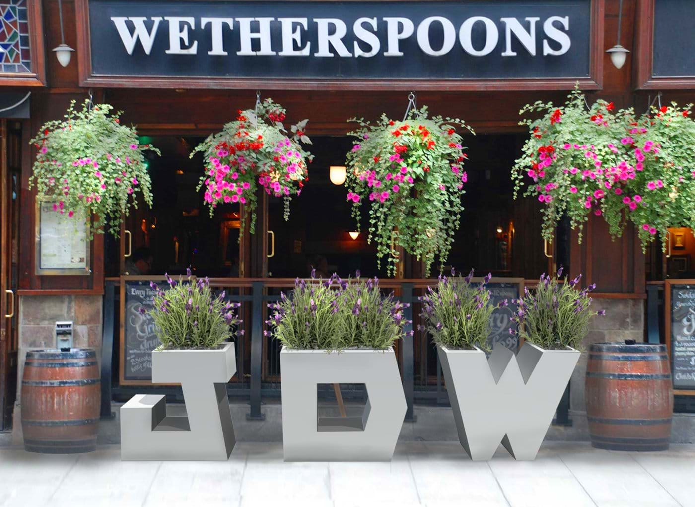 Alphabet and Digit Planters | Livingreen Design